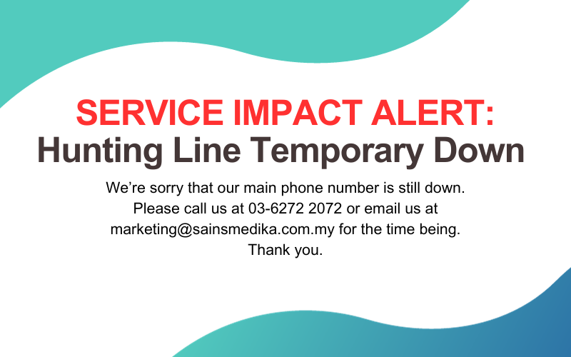 Hunting Lines Temporary Down – SM | Sains Medika Sdn Bhd