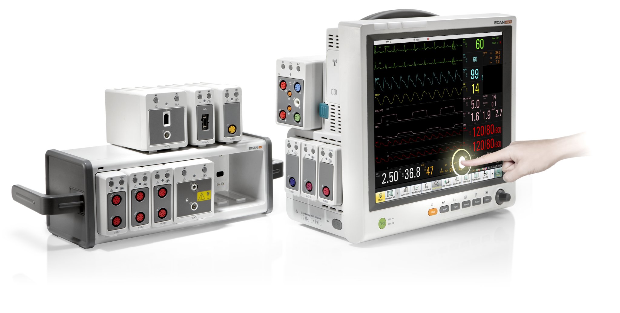 Edan elite V Series Patient Monitor | Sains Medika Sdn Bhd